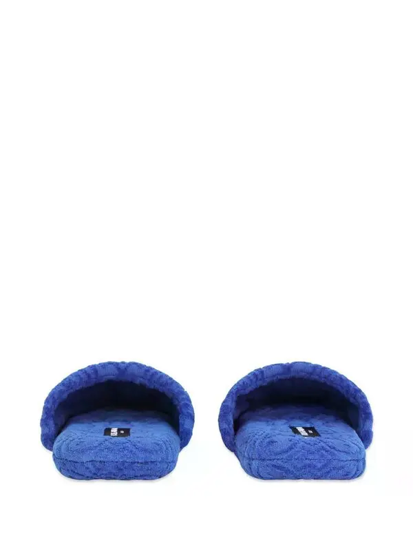 Dolce & Gabbana Logo-embroidered Slippers