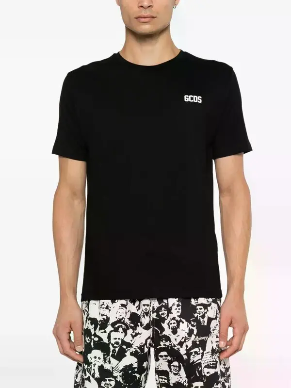 Gcds Low Band Logo T-shirt - Black