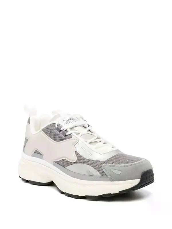 Maison Kitsuné Sora Lace-up Sneakers - Grey