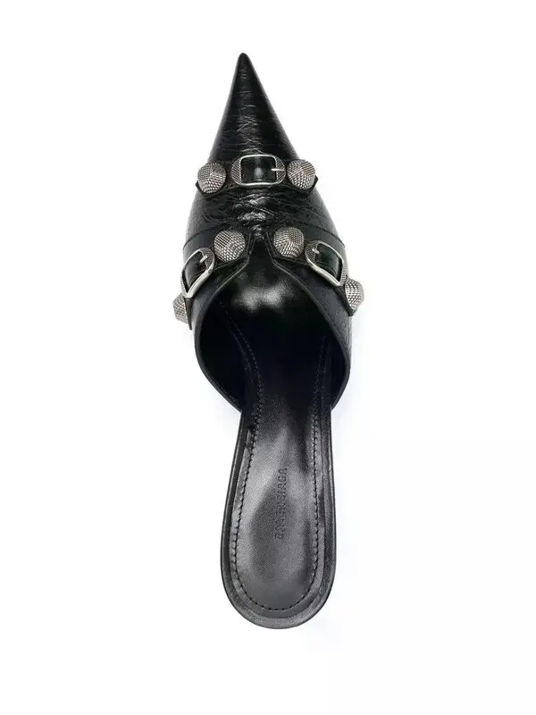 Balenciaga Cagole 80mm Pointed Mules