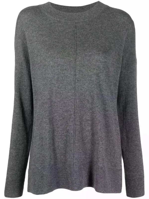 Chinti & Parker Long-sleeve Fine-knit Sweater - Grey