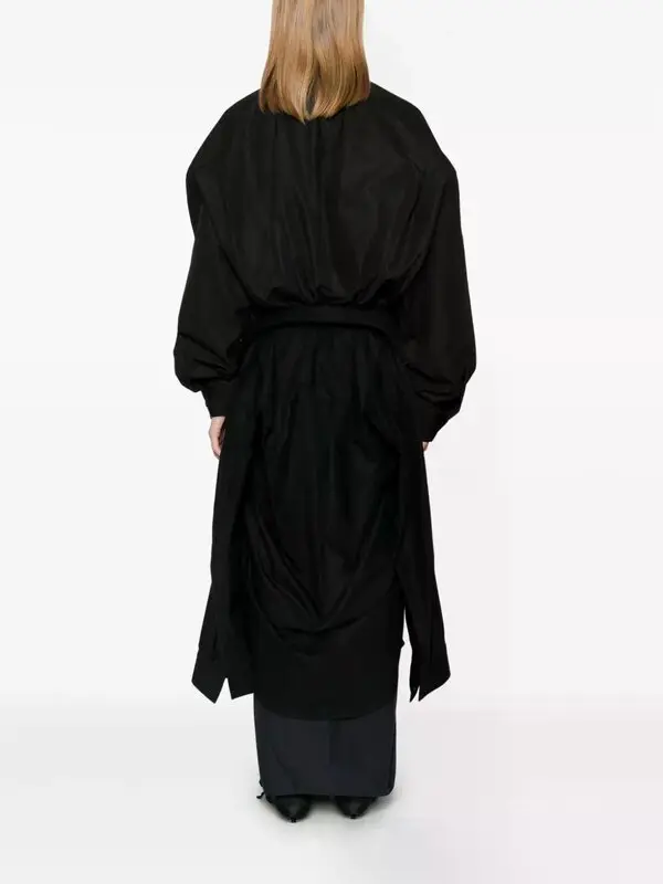 Balenciaga Maxi Patchwork Shirt Dress