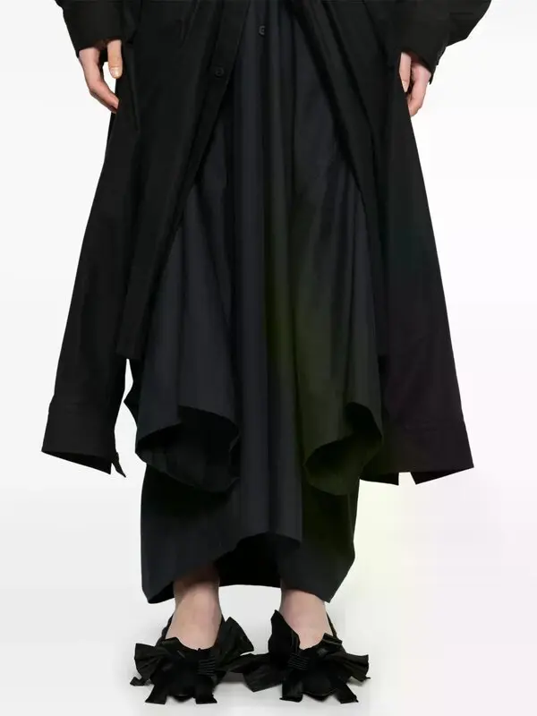 Balenciaga Maxi Patchwork Shirt Dress