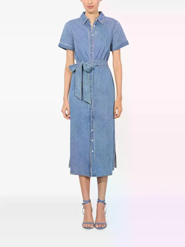 Alice + Olivia Chassidy Belted Shirt Dress
