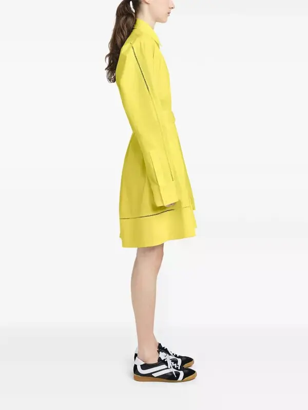 Proenza Schouler Sammy Shirt Dress - Yellow