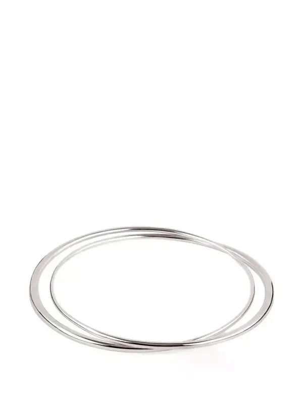 DINNY HALL Signature Double Bracelet - Silver