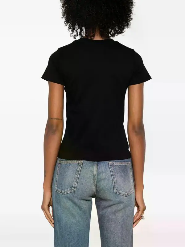 Alexander McQueen Embroidered Cotton T-shirt