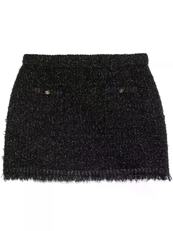 Gucci Lamé Mini Skirt