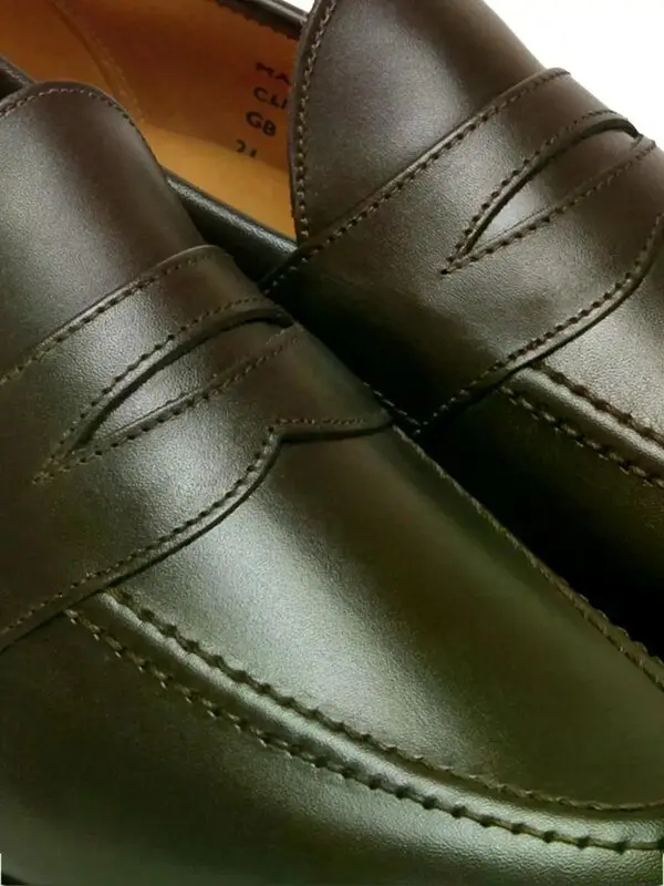 SANDERS Penny Loafers - Brown