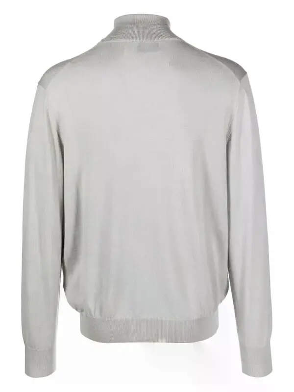 D4.0 Virgin Wool Roll-neck Jumper - Neutrals