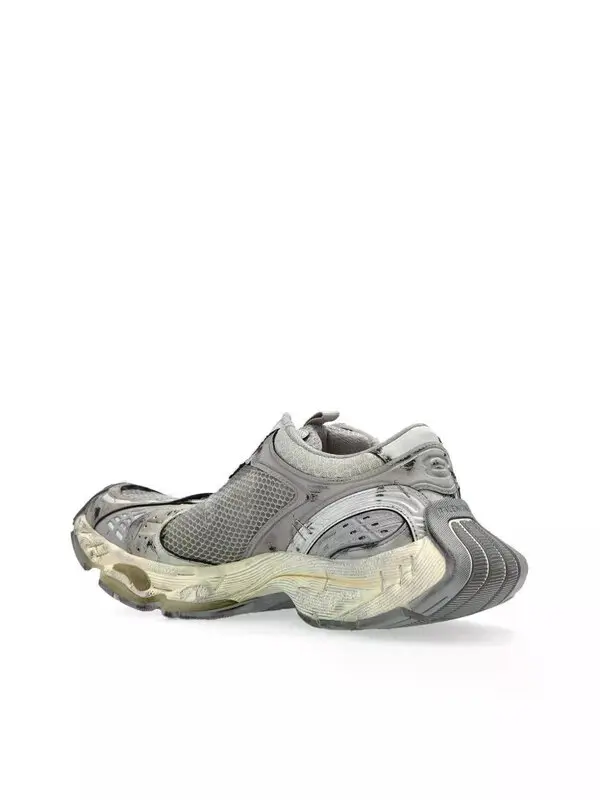 Balenciaga Stapler" Lace-up Sneakers - Neutrals