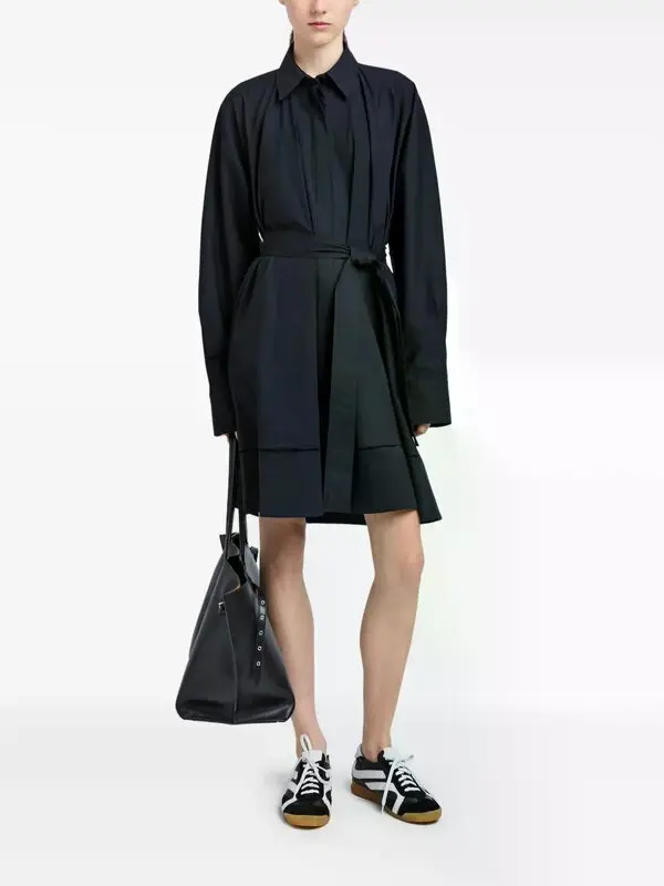 Proenza Schouler Sammy Shirt Dress With Belt