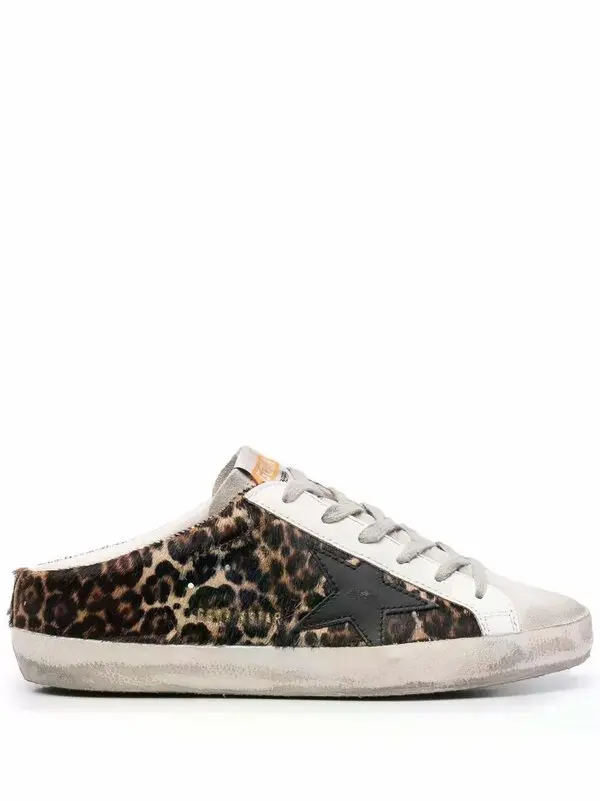 GOLDEN GOOSE Super-star Mule Sneakers - Brown