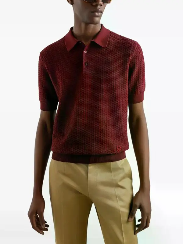 Dolce & Gabbana Knitted Polo Shirt