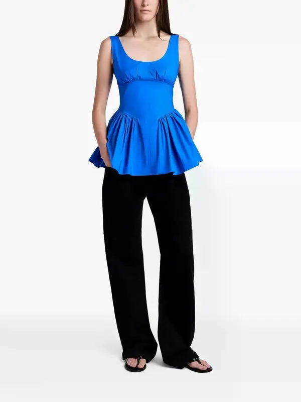 Proenza Schouler White Label Bader Tank Top - Blue