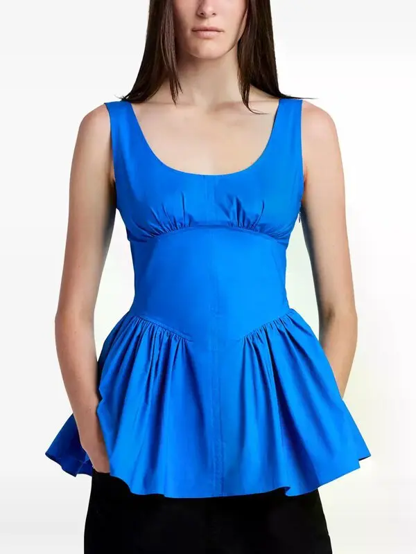 Proenza Schouler White Label Bader Tank Top - Blue