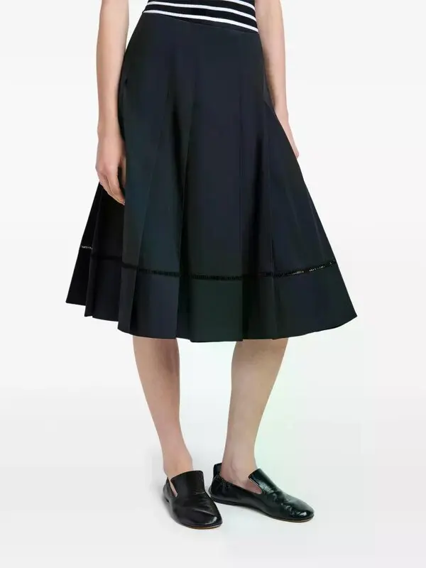 Proenza Schouler Pleated Midi Skirt - Black