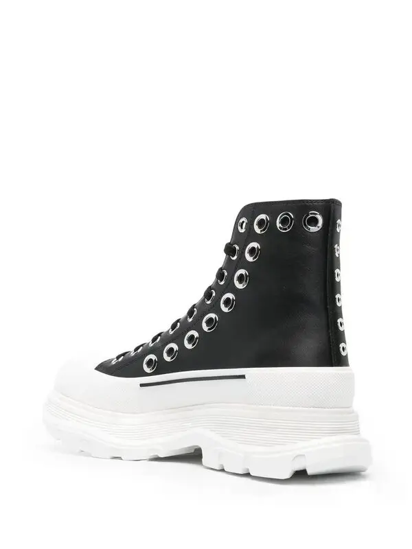 Alexander McQueen High-top Leather Sneakers