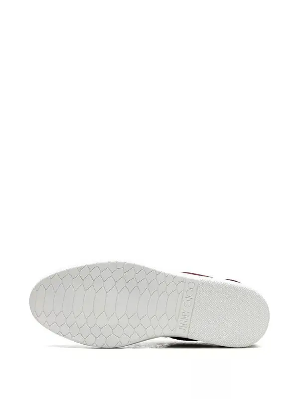 JIMMY CHOO Studded Lace-up Sneakers