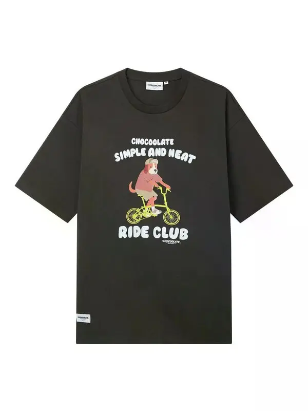 CHOCOOLATE Graphic-print T-shirt - Grey