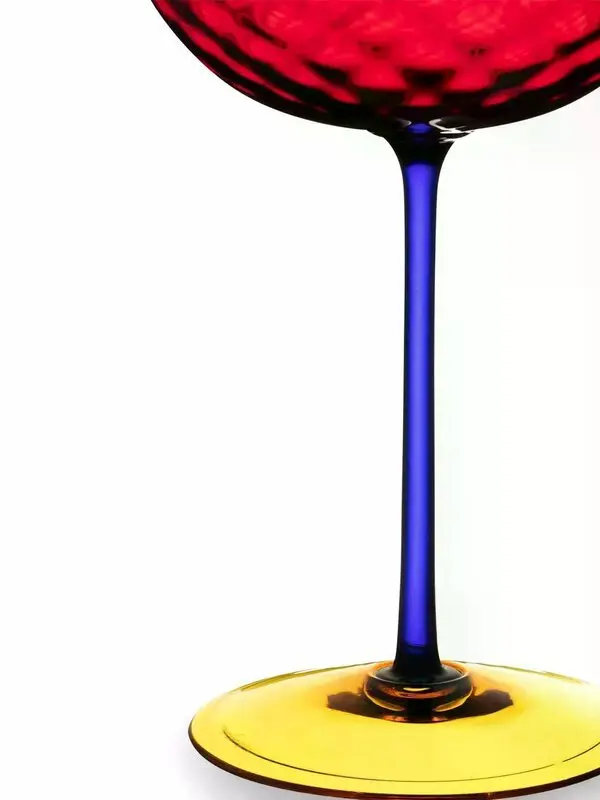 Dolce & Gabbana Hand-blown Murano Champagne Glass - Red