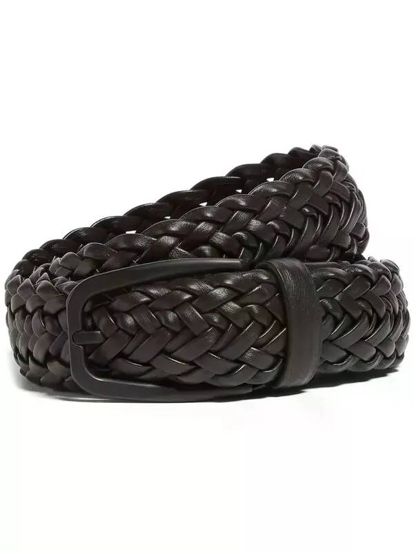 Zegna Leather Belt - Brown