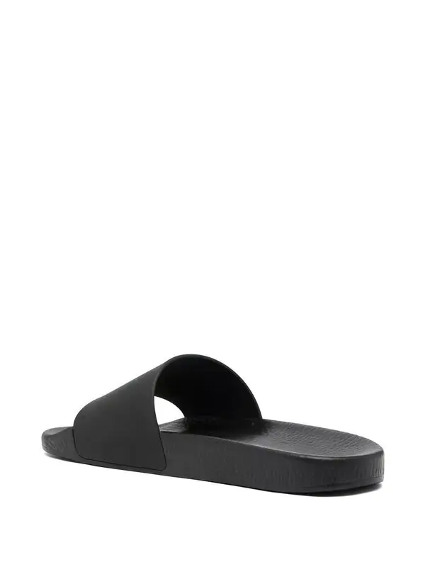 Polo Ralph Lauren Logo Slip-on Sandals - Black