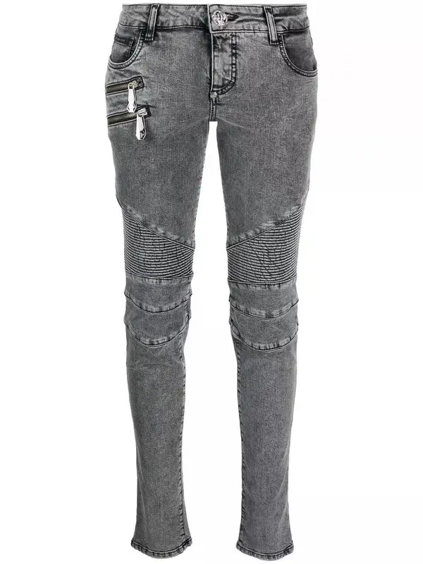 Philipp Plein Skinny Fit Jeans - Grey
