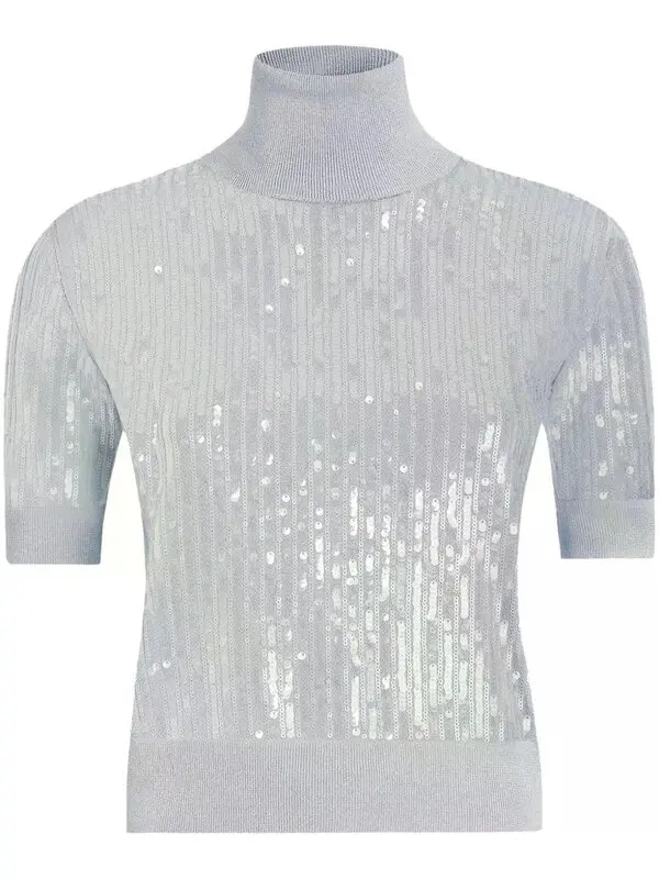 Dolce & Gabbana Sequin-embellished Top - Grey