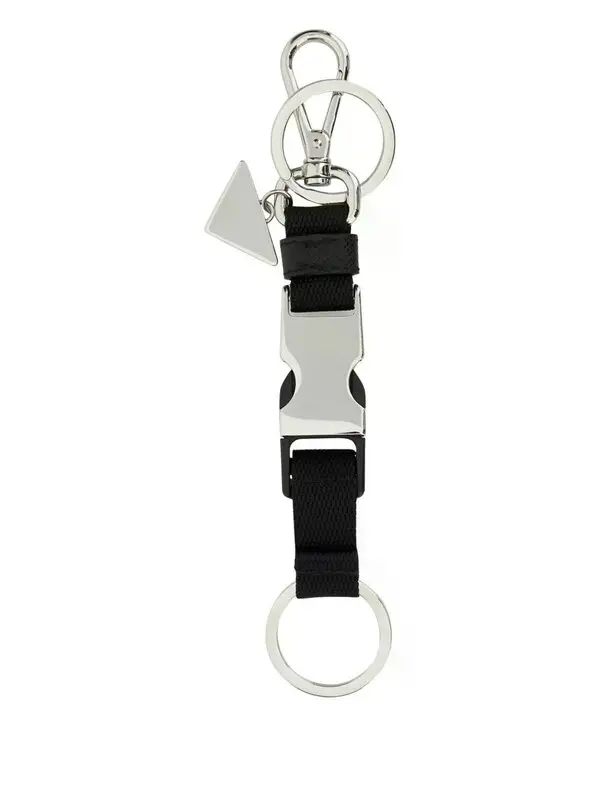 Prada Logo-engraved Keyring