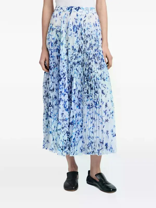 Proenza Schouler Cecily Pleated Skirt - Blue
