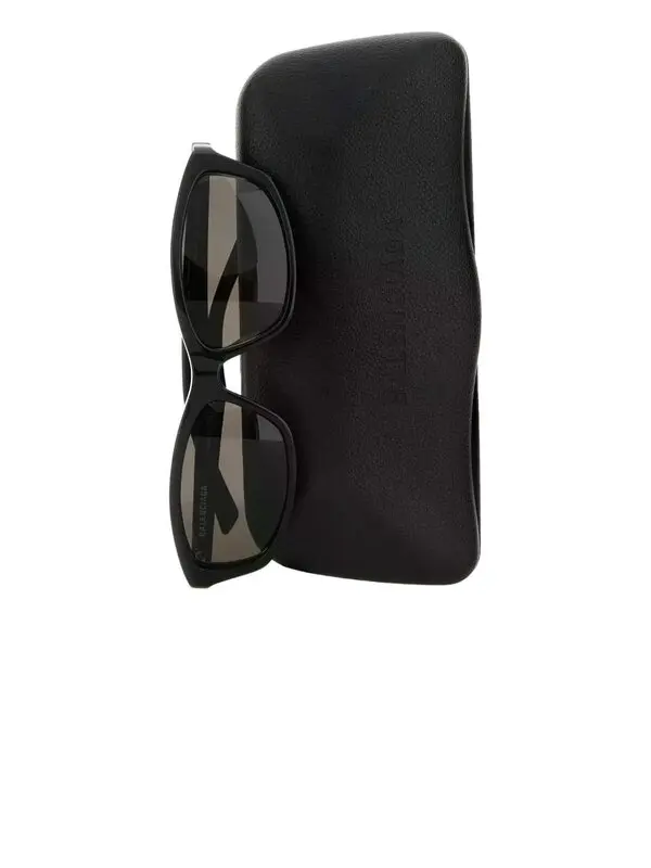Balenciaga Logo-print Sunglasses - Black