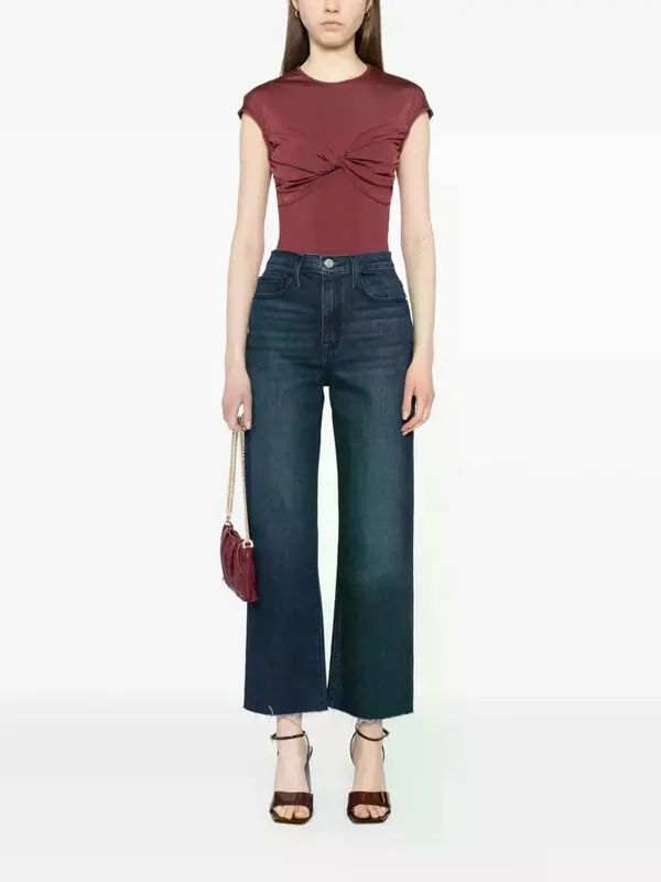 FRAME Le Jane Cropped Jeans - Blue