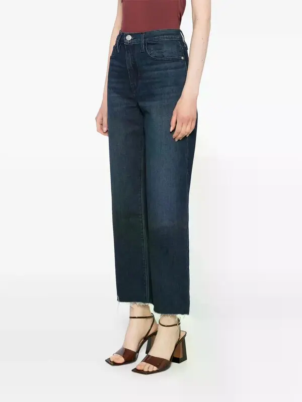 FRAME Le Jane Cropped Jeans - Blue