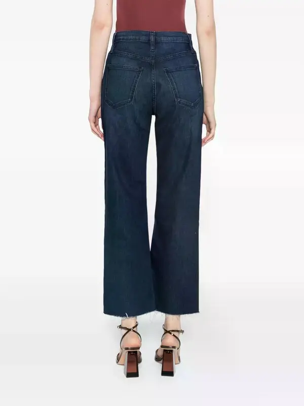 FRAME Le Jane Cropped Jeans - Blue