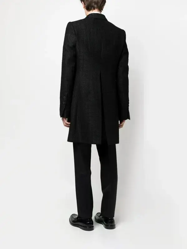 SAPIO Boucle Double-breasted Coat