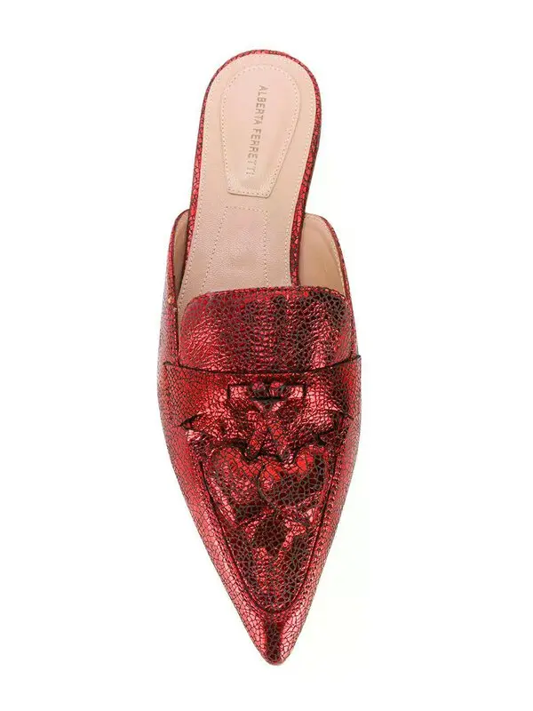 Alberta Ferretti Mia Heart Mules