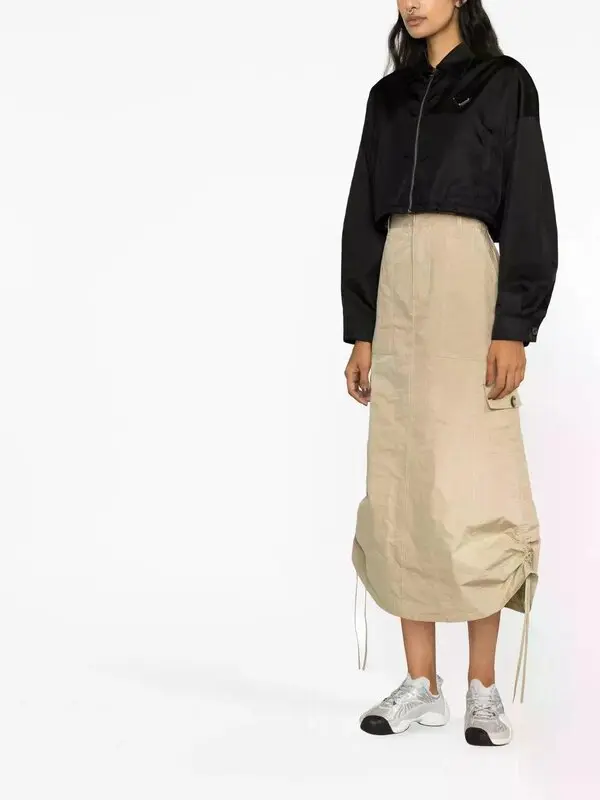 Prada Re-nylon Cropped Blouson Jacket