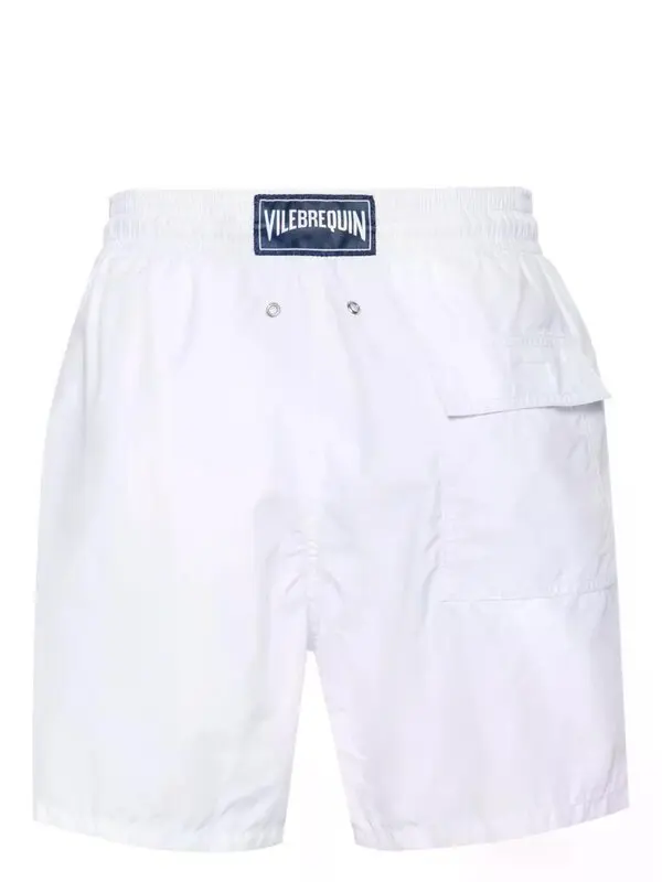 Vilebrequin Elasticated-waist Swim Shorts - White