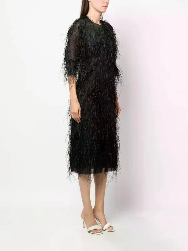 LANVIN Fringed Midi Dress
