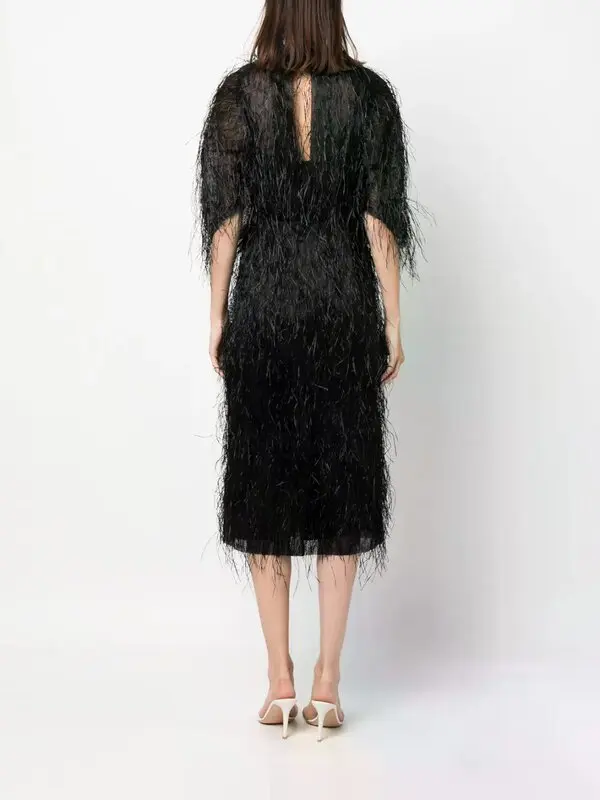 LANVIN Fringed Midi Dress