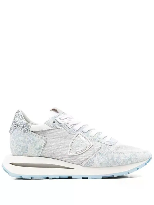 Philippe Model Tropez Haute Sneakers - Blue