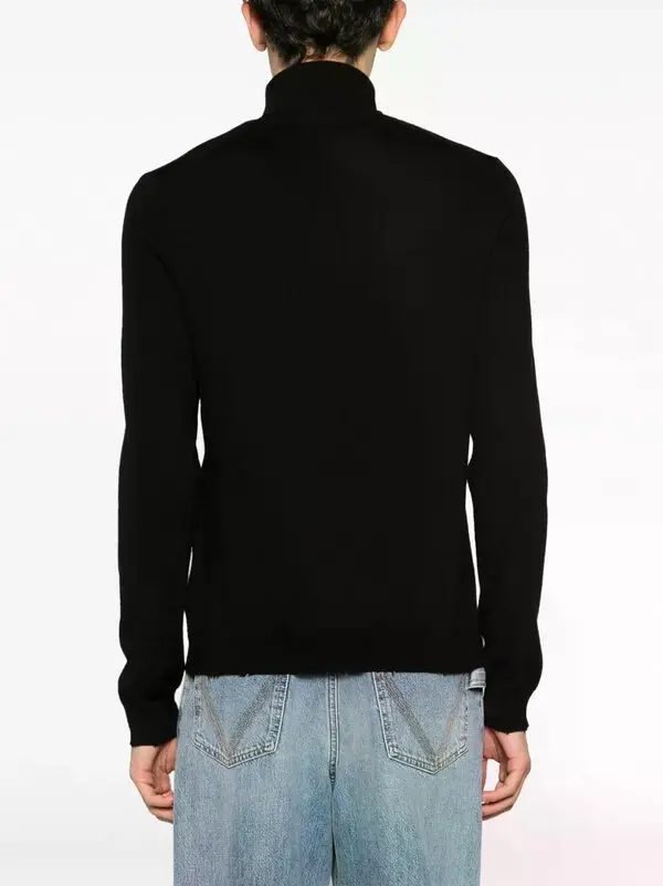 Zadig&Voltaire Bobby Fine-ribbed Raw-cut Jumper