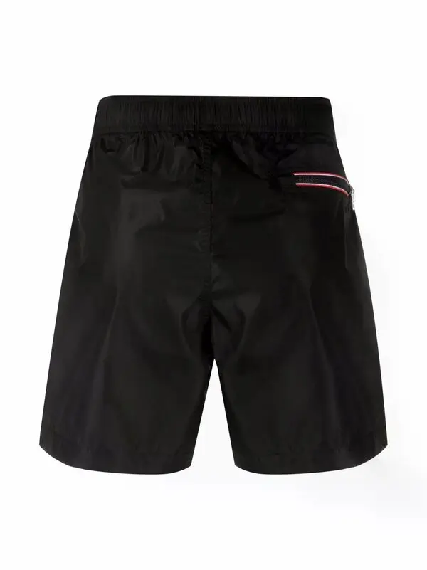 Moncler Logo-patch Swimming Shorts - Black