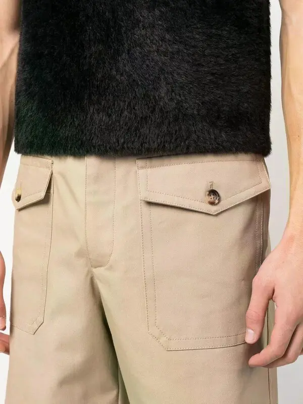 Alexander McQueen Pocket Detail Bermuda Shorts