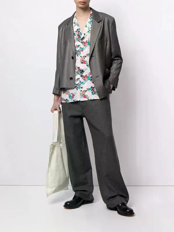 SULVAM Floral-print Shirt - Multicolour