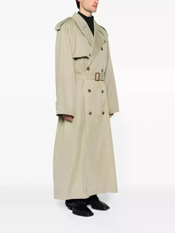 Balenciaga Belted Maxi Trench Coat