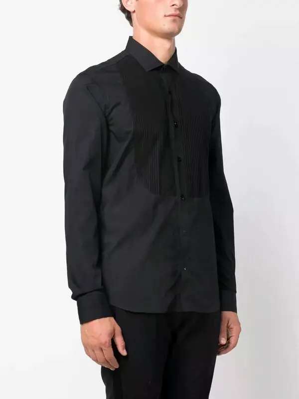 Philipp Plein Tie Cotton Shirt - Black