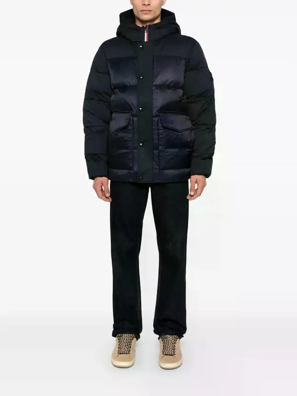 Tommy Hilfiger Hooded Down Jacket - Blue