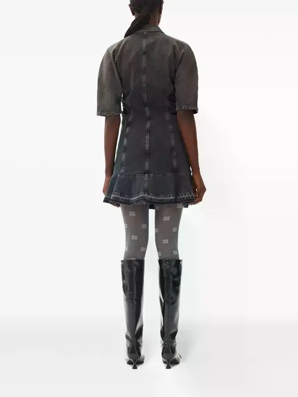 GANNI Tint-edge Denim Mini Dress